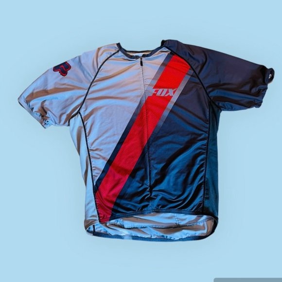 Fox | Shirts | Vintage Fox Racing Logo Unisex Cycling Jersey Redgrey ...